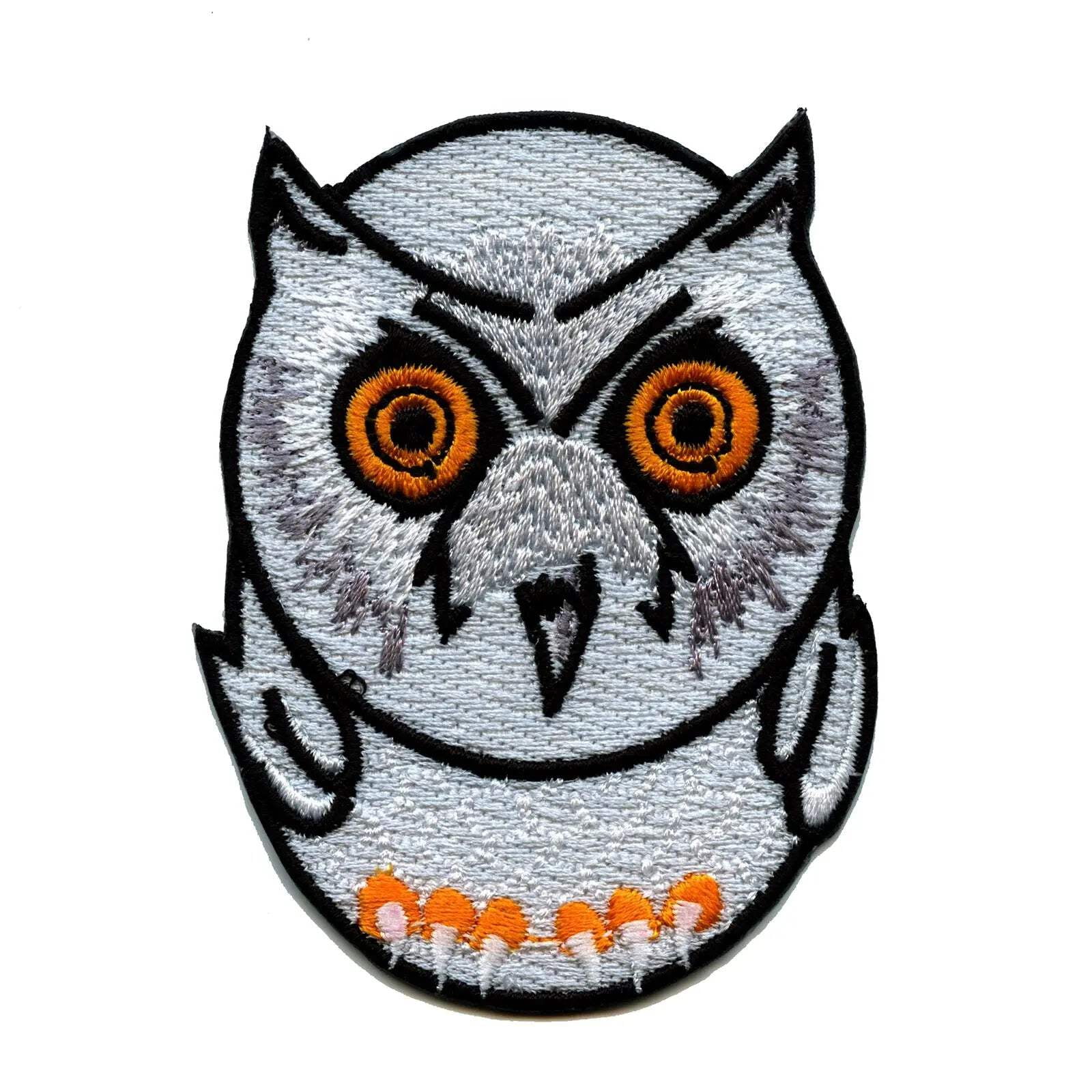 Night Owl Embroidered Iron-on Patch - Walmart.com