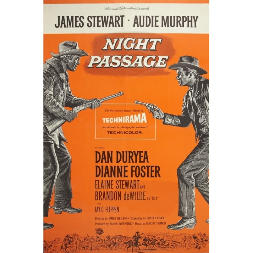Night Passage Movie Poster Print (27 x 40) - Walmart.com