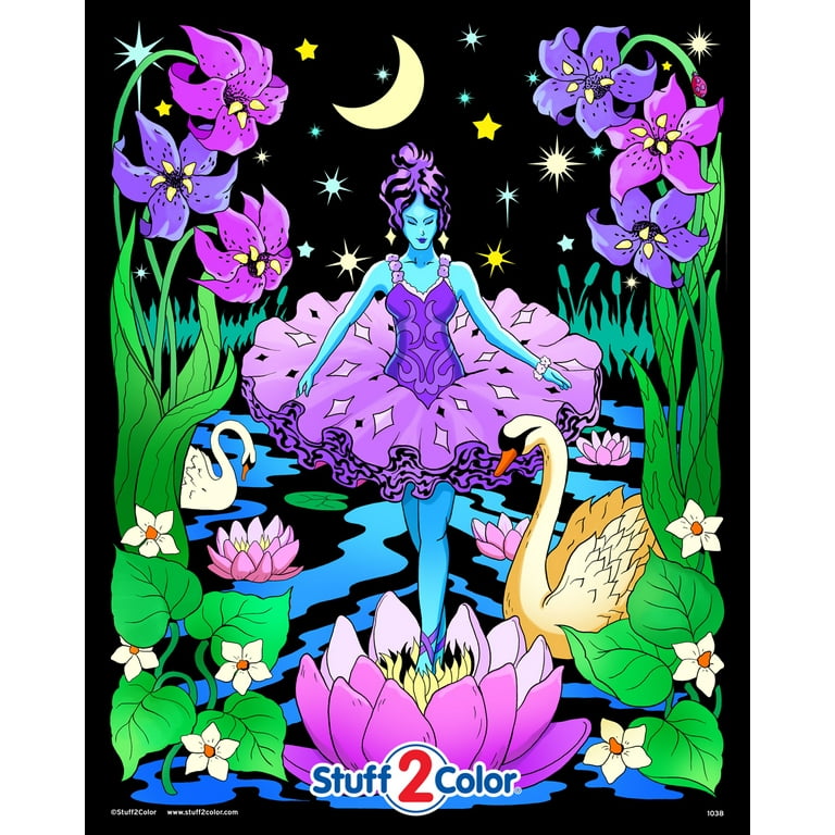 fuzzy velvet coloring posters for adults