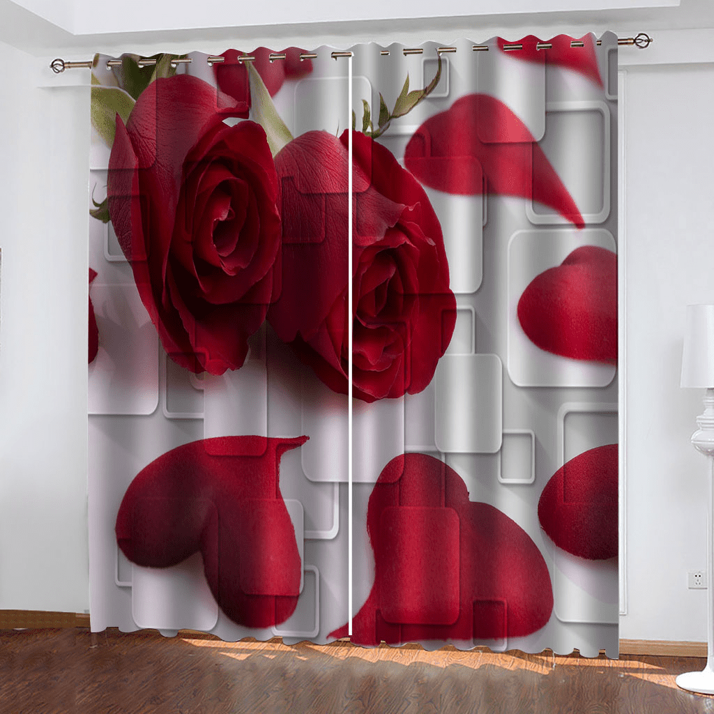 Night Purple Starry Sky Moon Curtain Living Room Aurora Curtain Bedroom ...