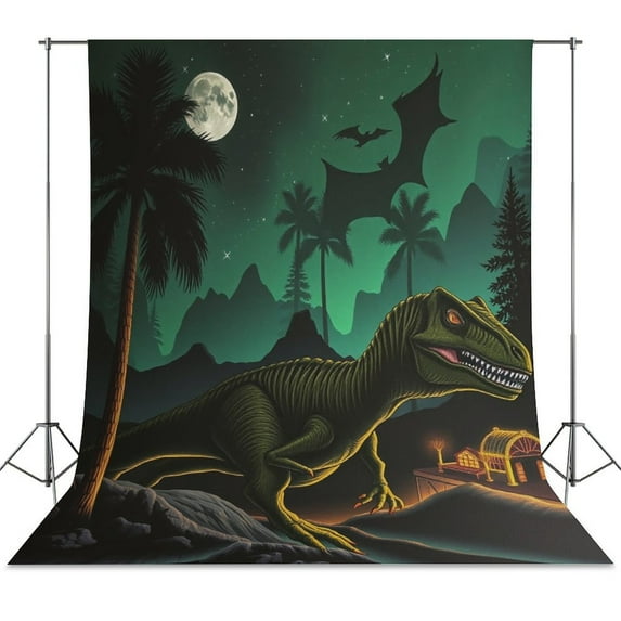Night Raptor Landscape Backdrop Baby Shower Newborn Portrait Girl Boy ...