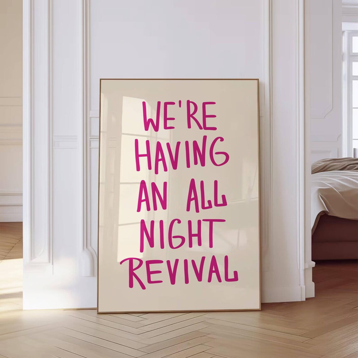 All Night Revival Wall Art Trendy Cowgirl Wall Art Cowgirl Coastal Pink ...