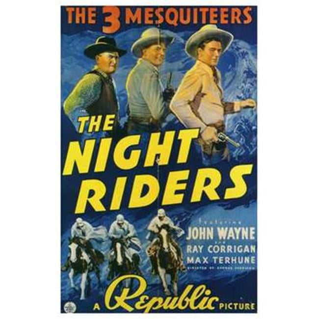 Night Riders Movie Poster - 11 x 17 in. - Walmart.com