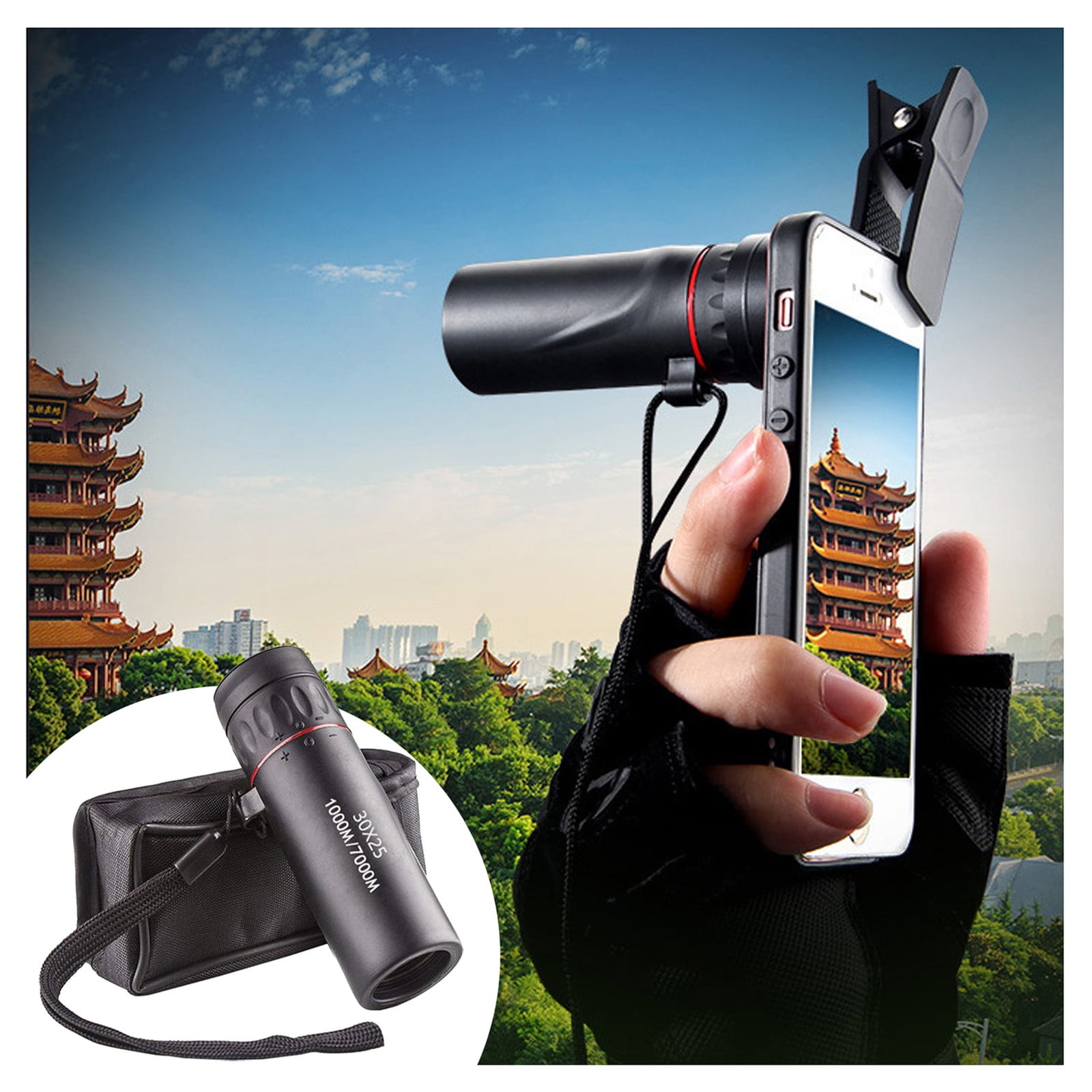 Night Scope HD Optical Monocular Monocular Telescope Night Telescope ...