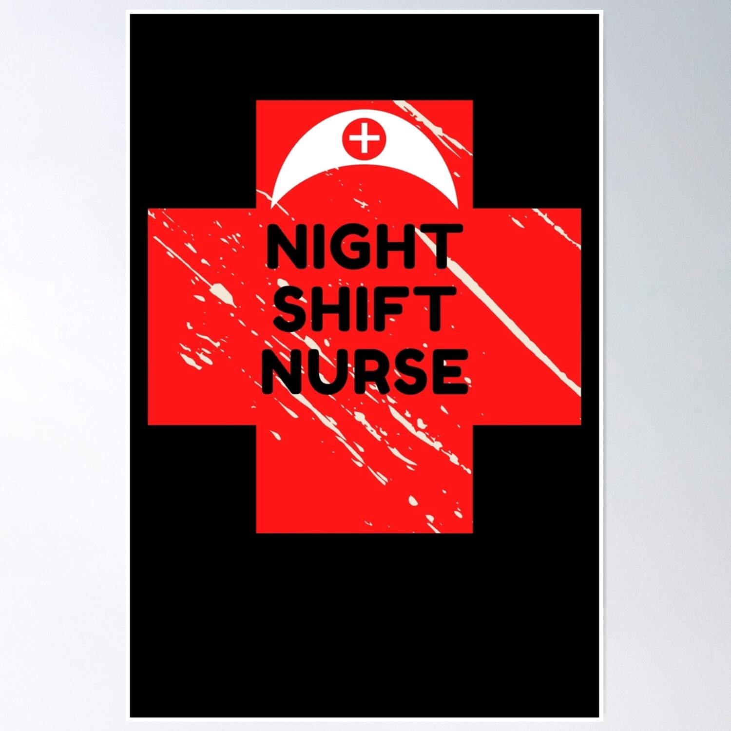 Night Shift Nurse Rules Poster Wall Art, Modern Wall Decor, 12x18 ...