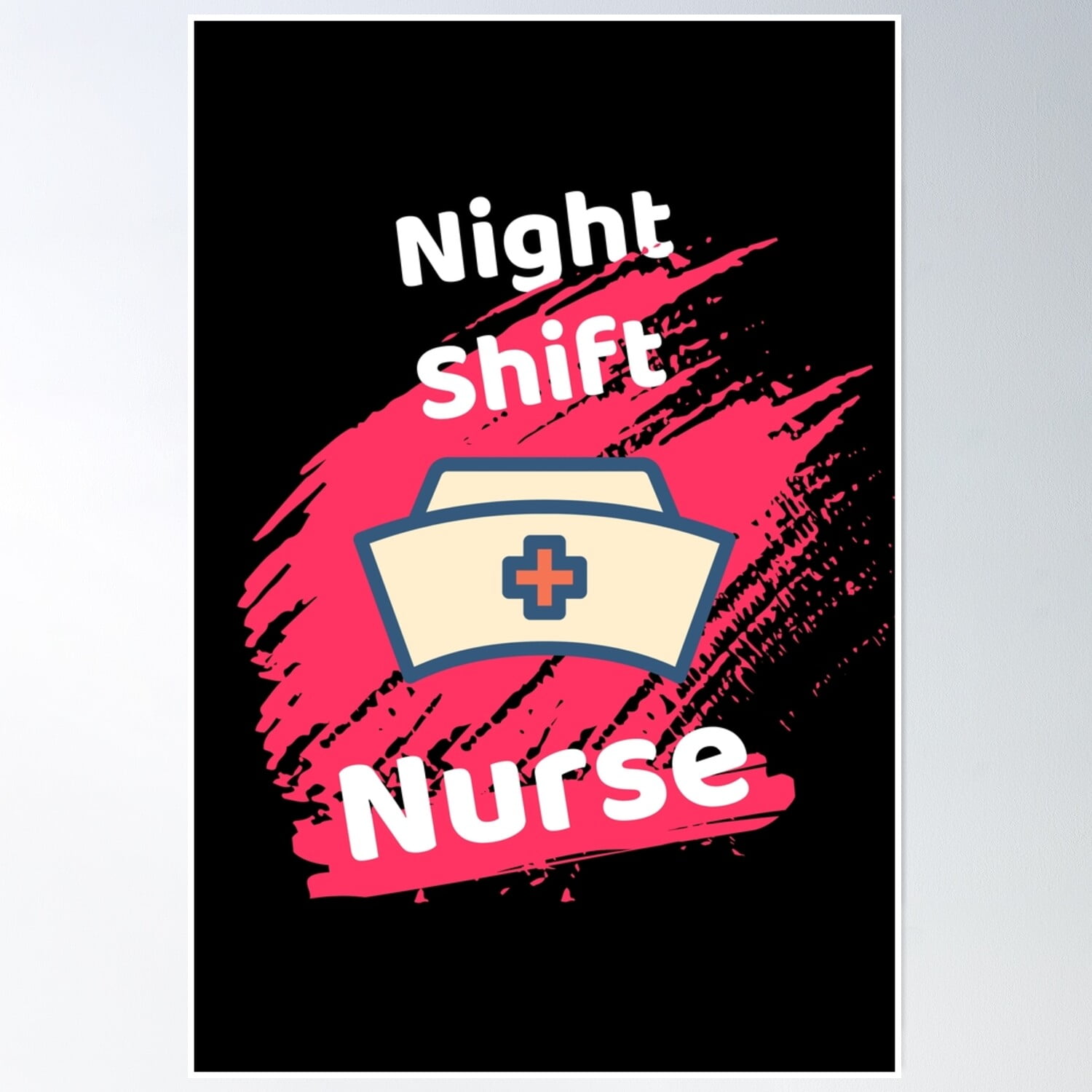 Night Shift Nurse Rules Poster Wall Art, Modern Wall Decor, 16x24 ...