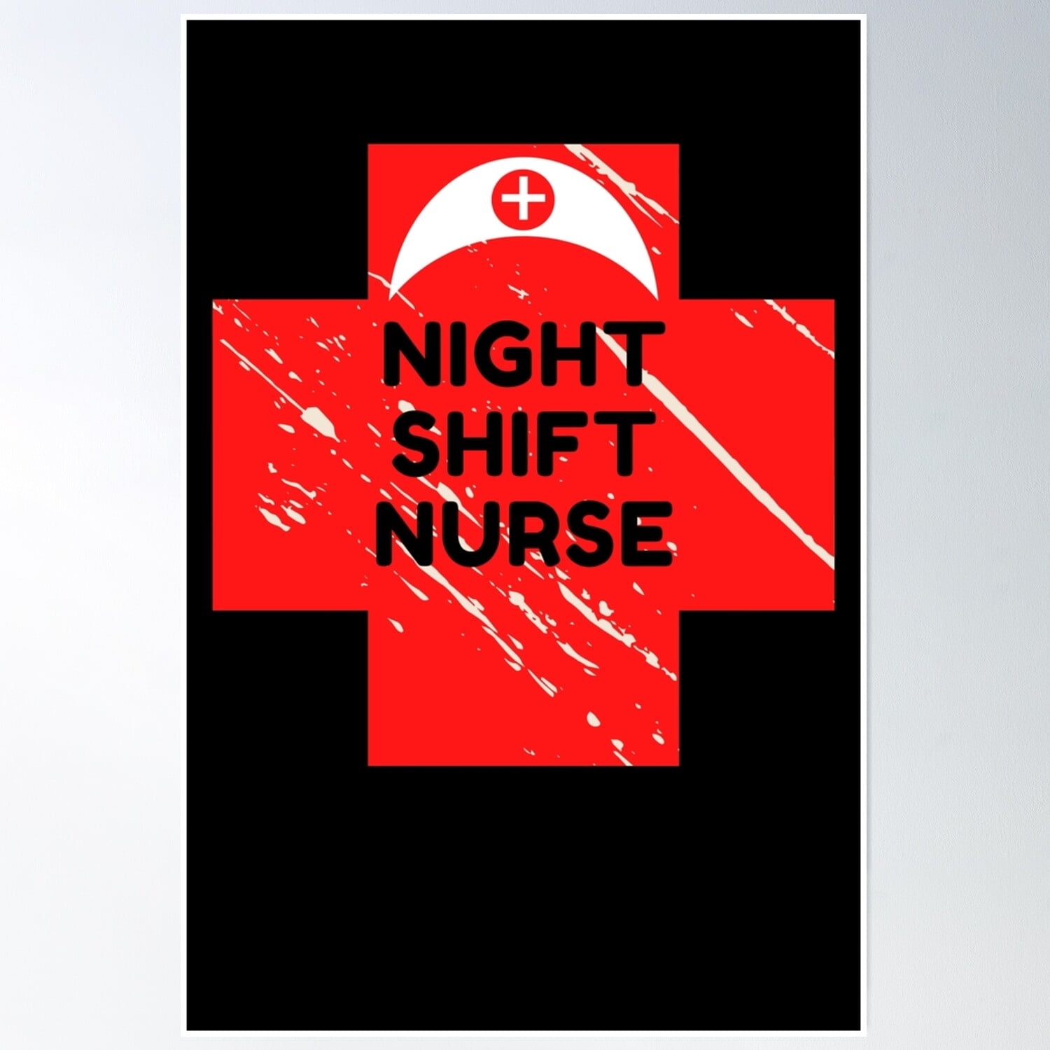 Night Shift Nurse Rules Poster Wall Art, Modern Wall Decor, 8x12 ...