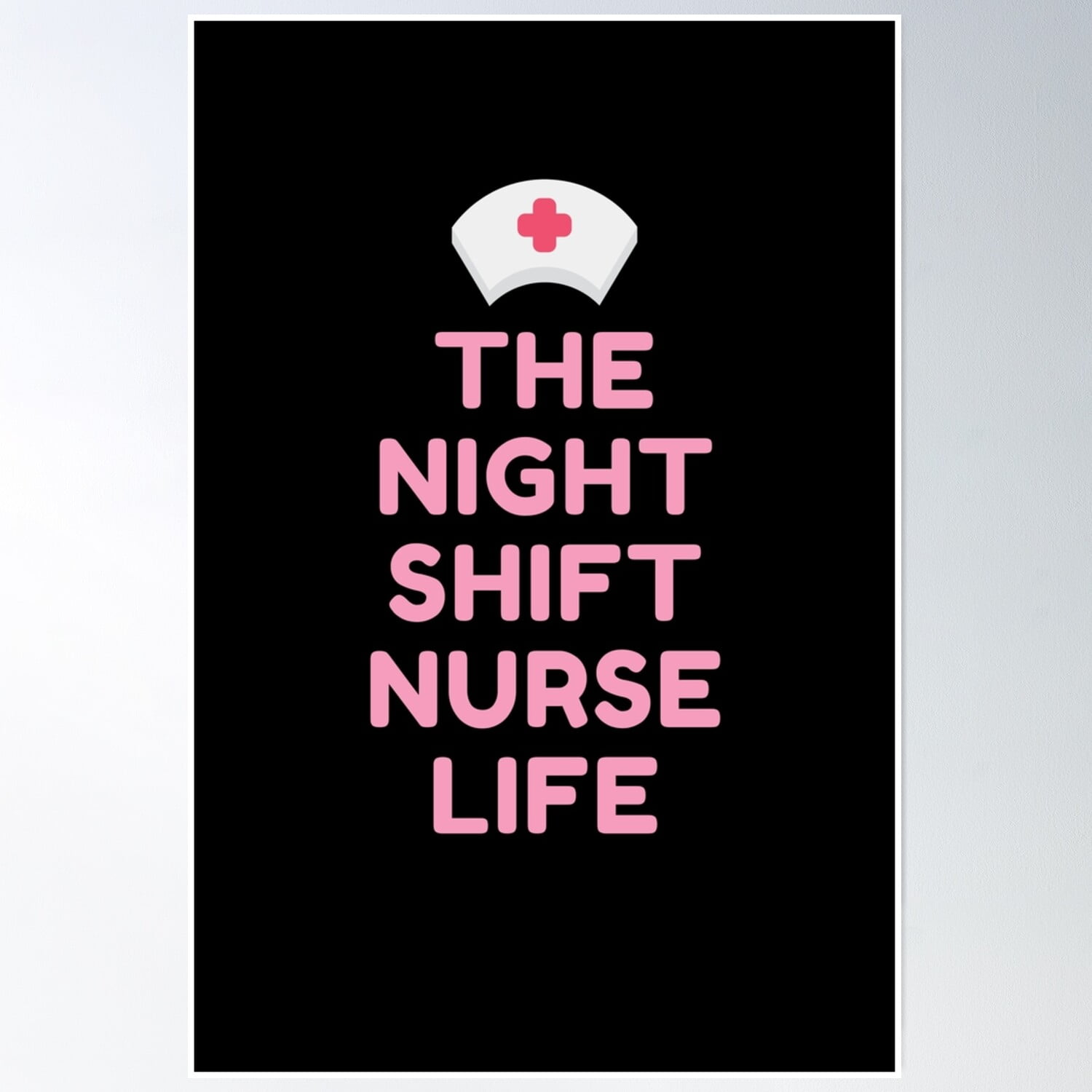 Night Shift Nurse Rules Poster Wall Art, Modern Wall Decor, 8x12 ...
