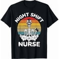 Night Shift Nurse Skeleton Rn Nurses Women Gift Unisex T-Shirt ...