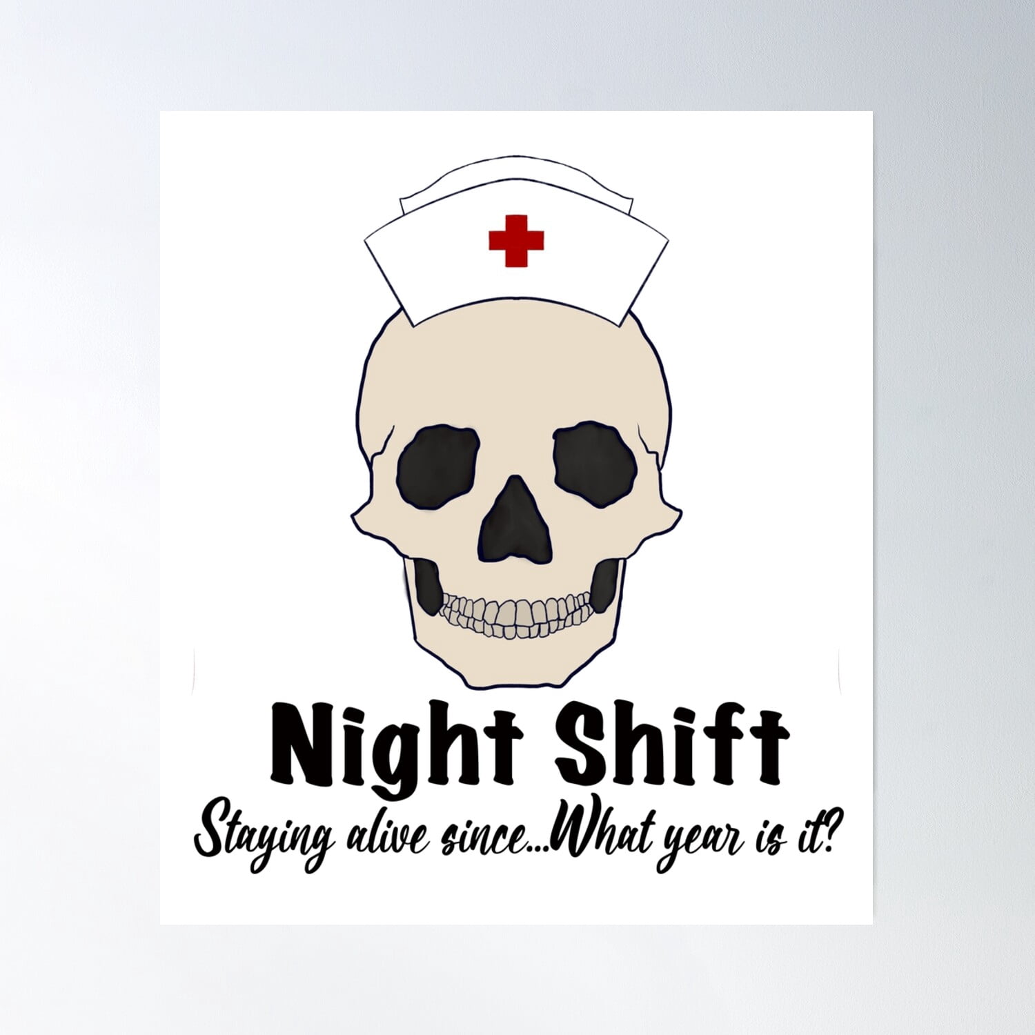 Night Shift Nurses Unite Poster Wall Art, Modern Wall Decor, 24x36 ...