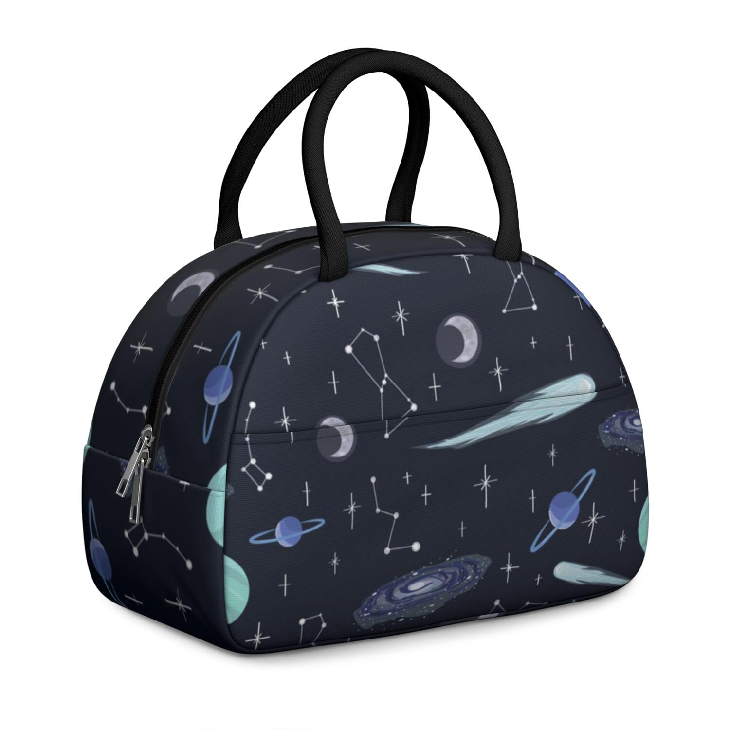 Night Sky Lunch Bag – Galaxy Star Print Tote with Leakproof Interior ...