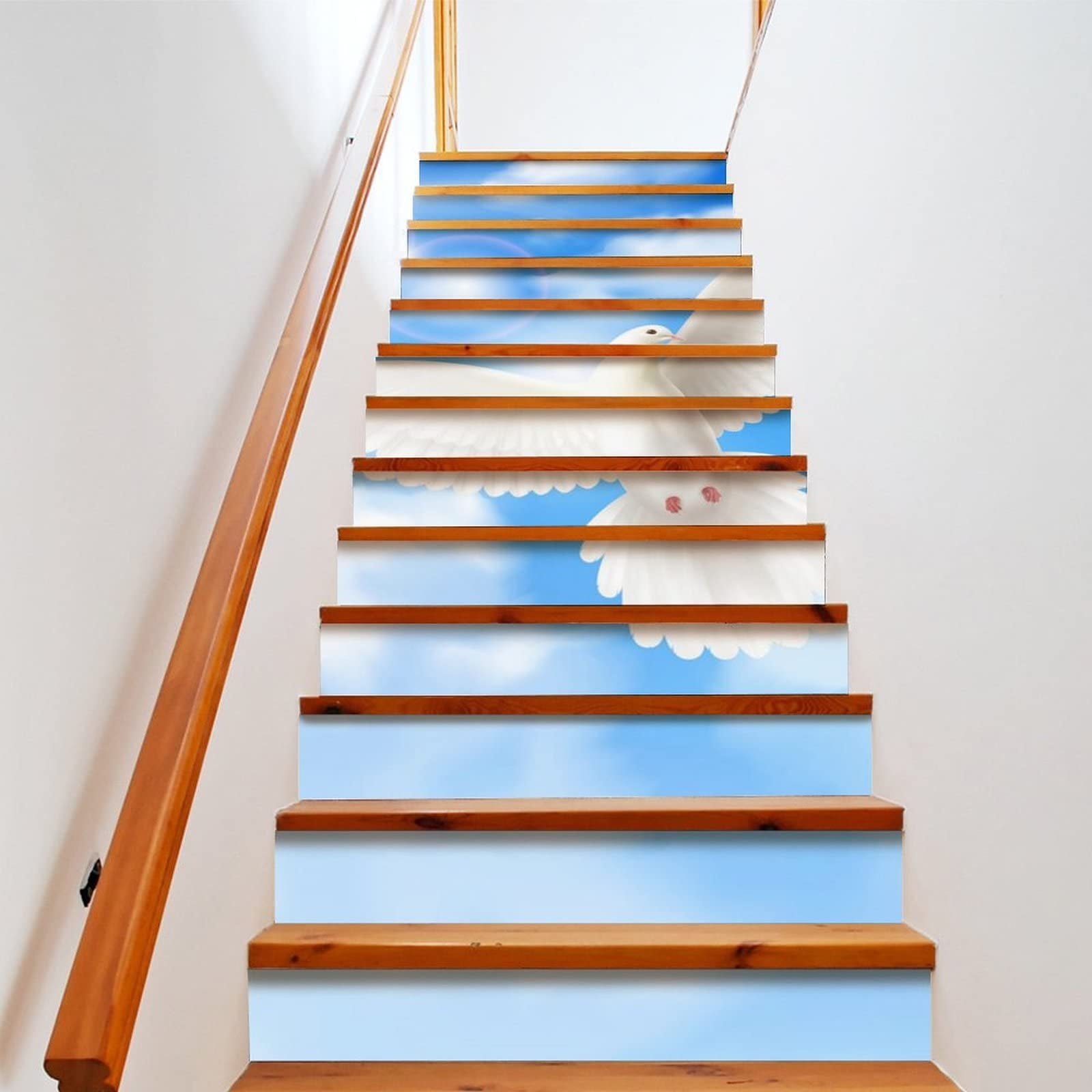 Night Sky Stair Stickers Mysterious Starry Sky Stairway Decals ...