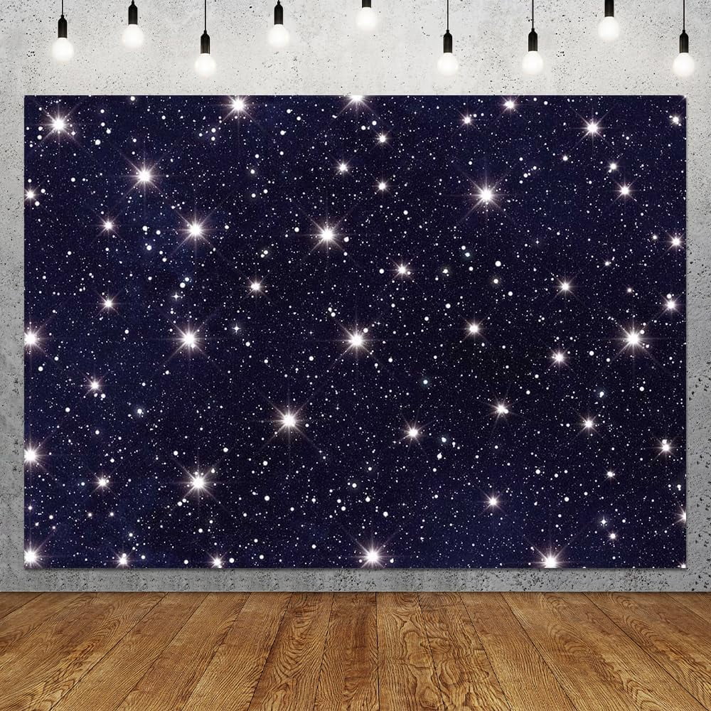 Night Sky Star Backdrops Universe Space Theme Starry Photography ...