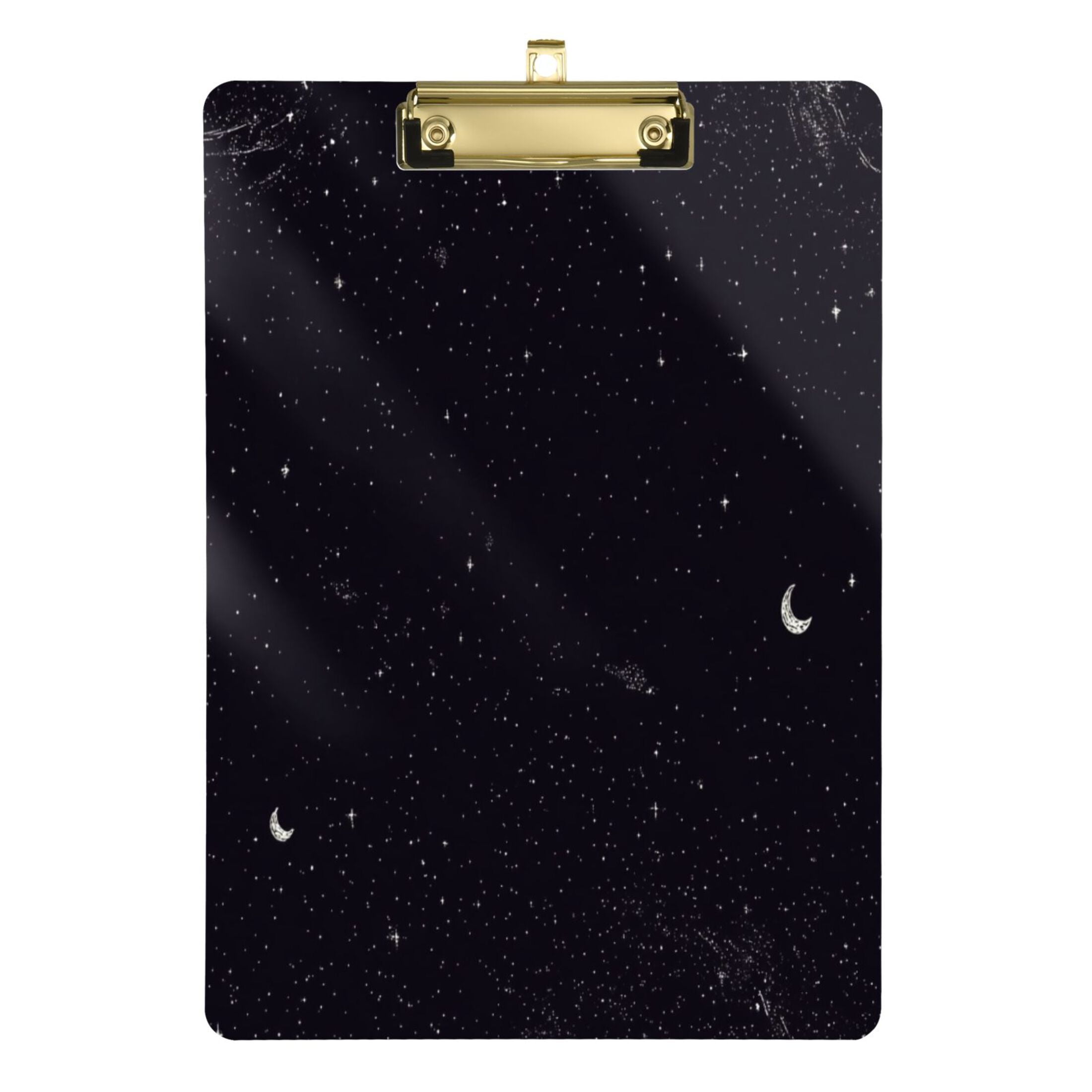 Night Sky Stars Moons 12.5x9in Clipboard, Durable Acrylic with Metal ...