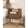 Night Stand,Mid-Century Modern Bedside Table with Storage Drawer and ...