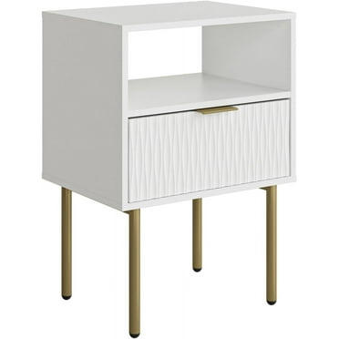 Behost Modern 2-Drawer Nightstand, Easy Assemble, Wide Storage Bedside ...