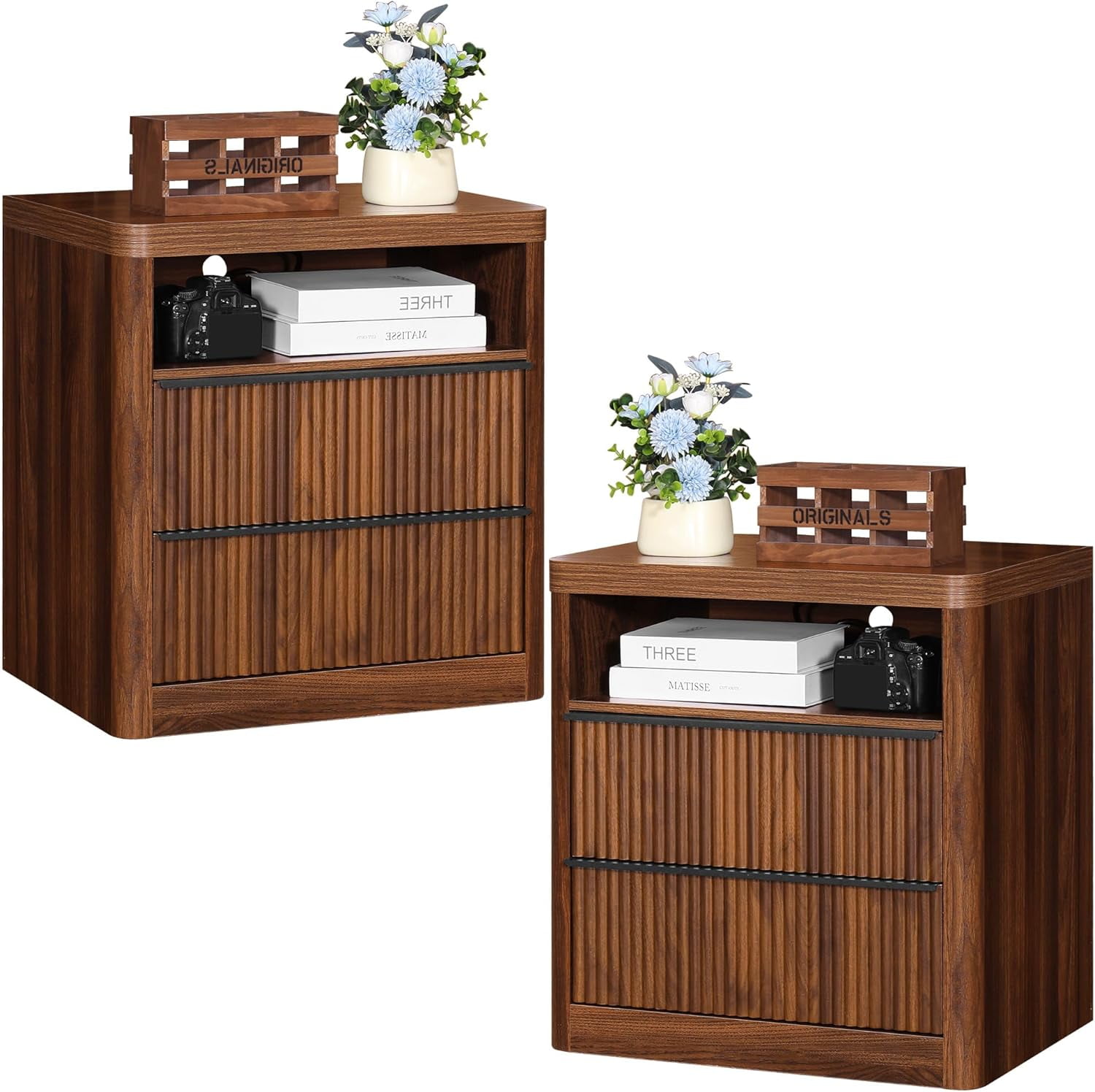 SASYXDC Night Stand Nightstands with Drawer Storage Bedside Large ...