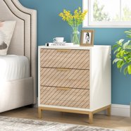 Modrest Dustin Modern Walnut Nightstand - Walmart.com