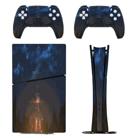 Night, Starry Sky, Blurry PS5/PS5 Slim Digital Disc Skin Sticker For ...