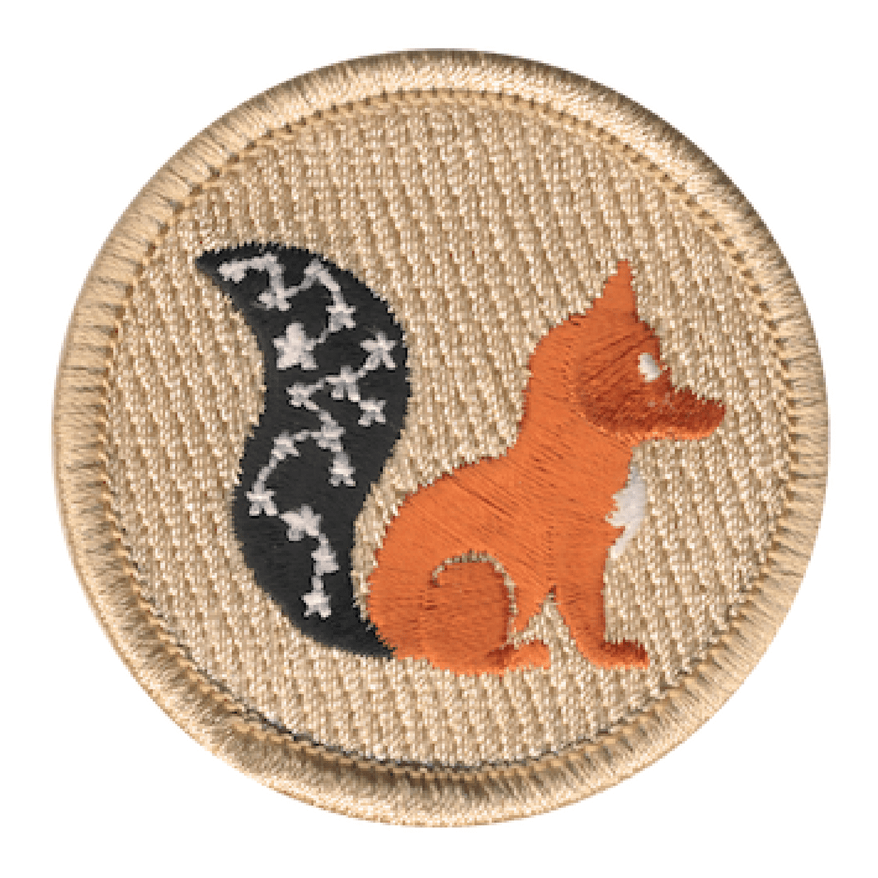 Night Tailed Fox Scout Patrol Patch (Sew-on) - ClassB - Walmart.com
