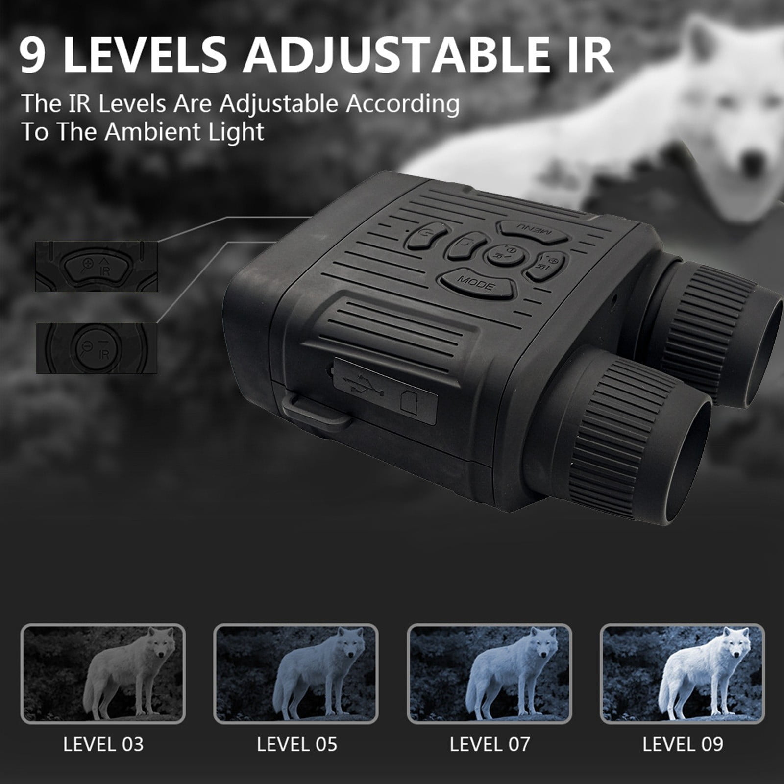 Night Telescope with 27K Optical Tube and Large 3-Inch Live View ...