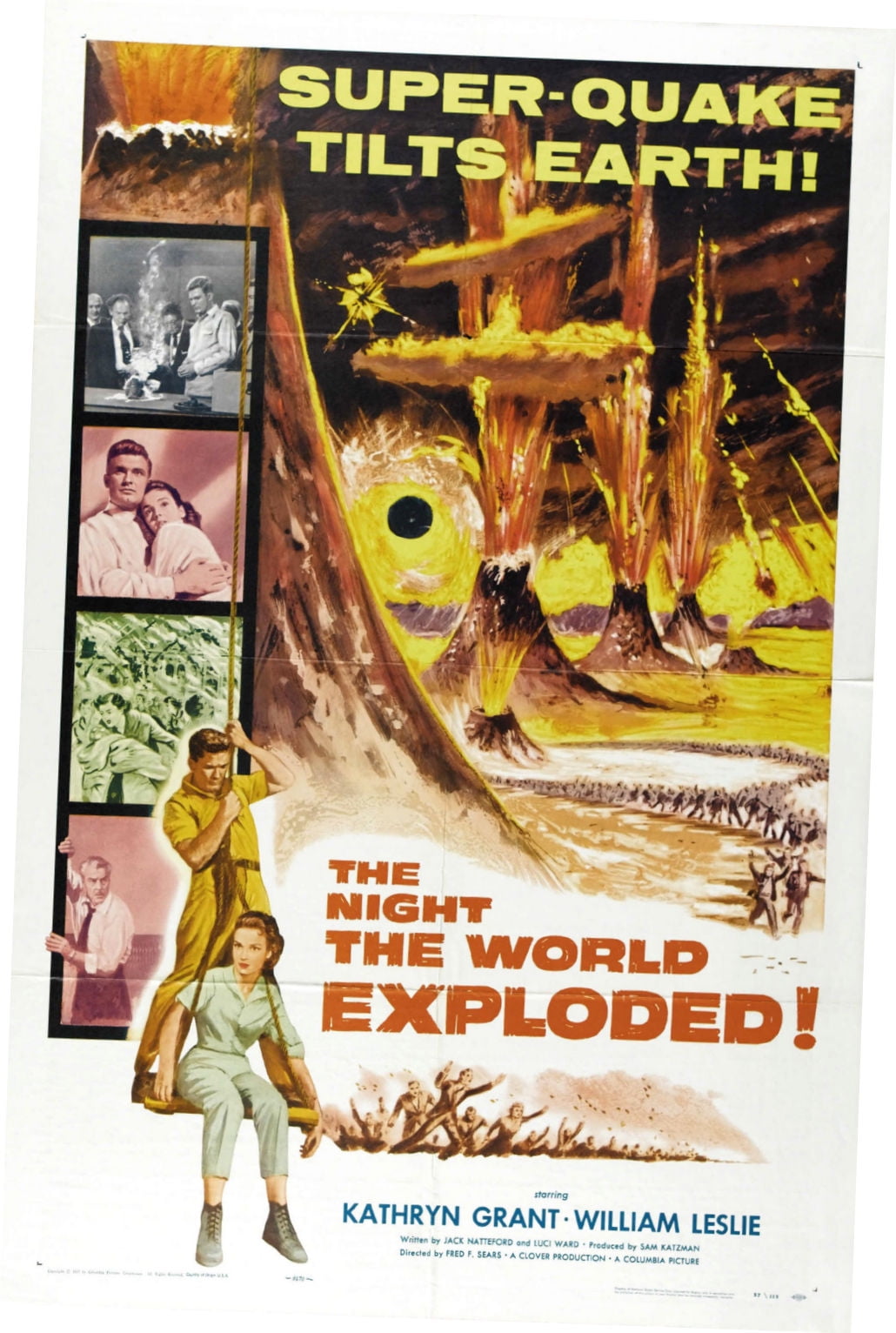 Night The World Exploded The Movie Poster Metal Sign 8inx 12in Print on ...