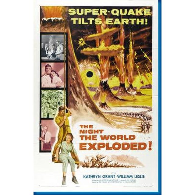 Night The World Exploded The Movie Poster Reprint 27inx40in for any ...