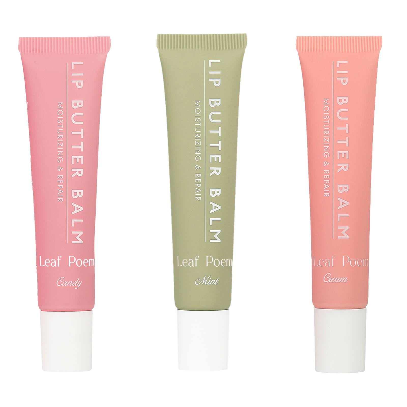Night Theater Leaf Poem Lip Butter Balm, Candy + Mint + Cream ...