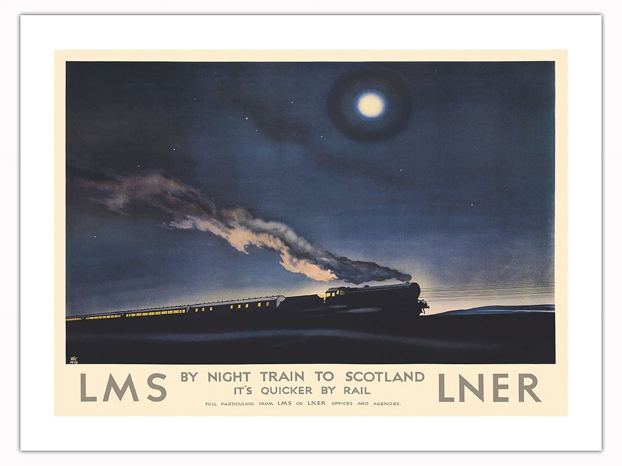 Night Train to Scotland - LMS-LNER London & North Eastern Railway ...