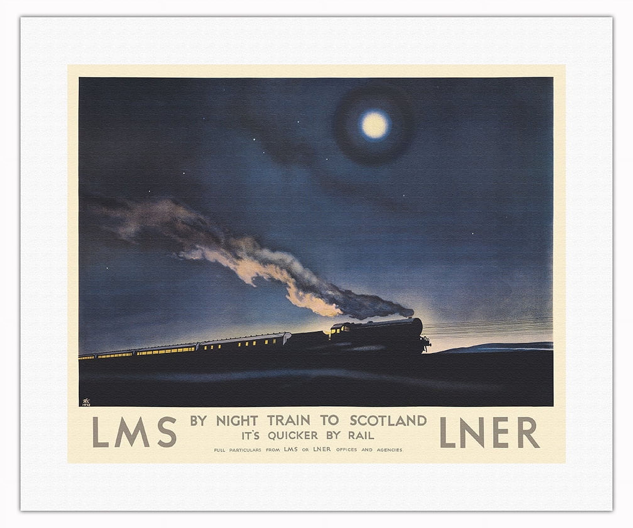 Night Train to Scotland - LMS-LNER London & North Eastern Railway ...