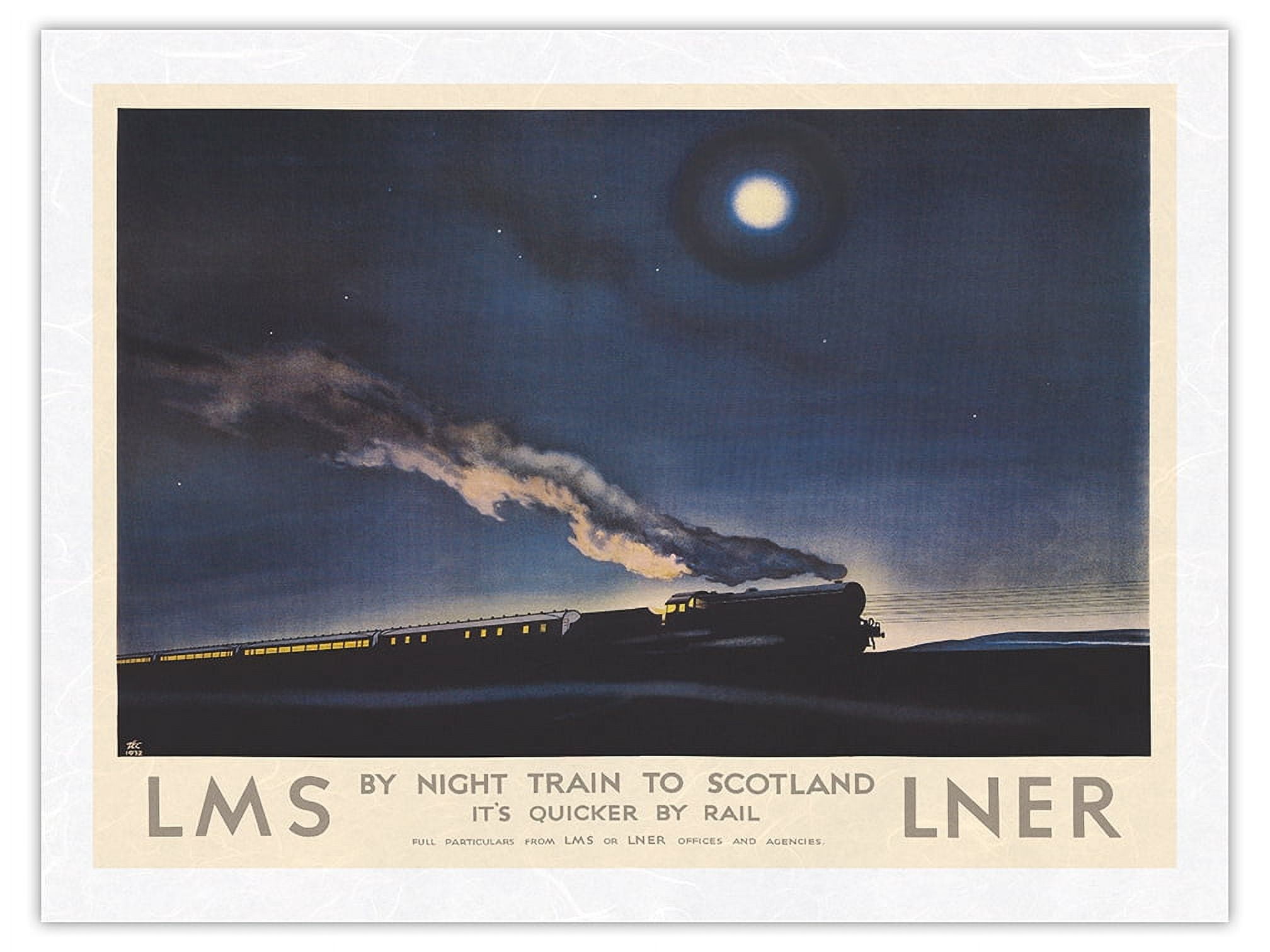 Night Train to Scotland - LMS-LNER London & North Eastern Railway ...