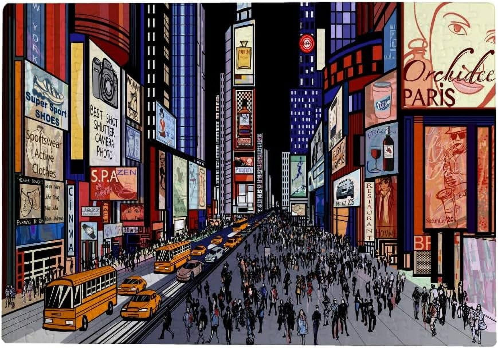Night View of Times Square Jigsaw Puzzles for Adults 500 Pieces Fun ...