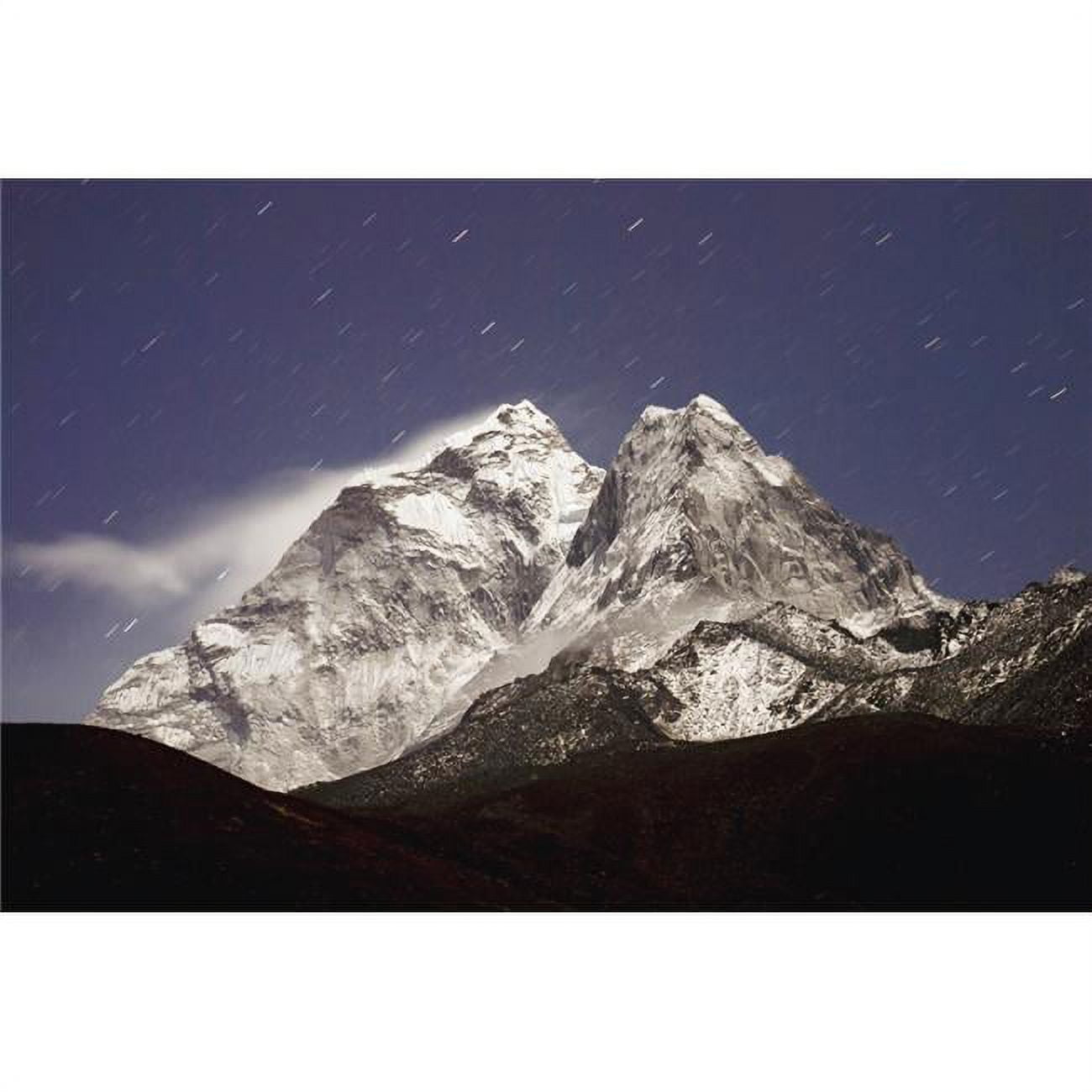 Night View With Star Trails; Ama Dablam Dingboche Nepal Poster Print ...