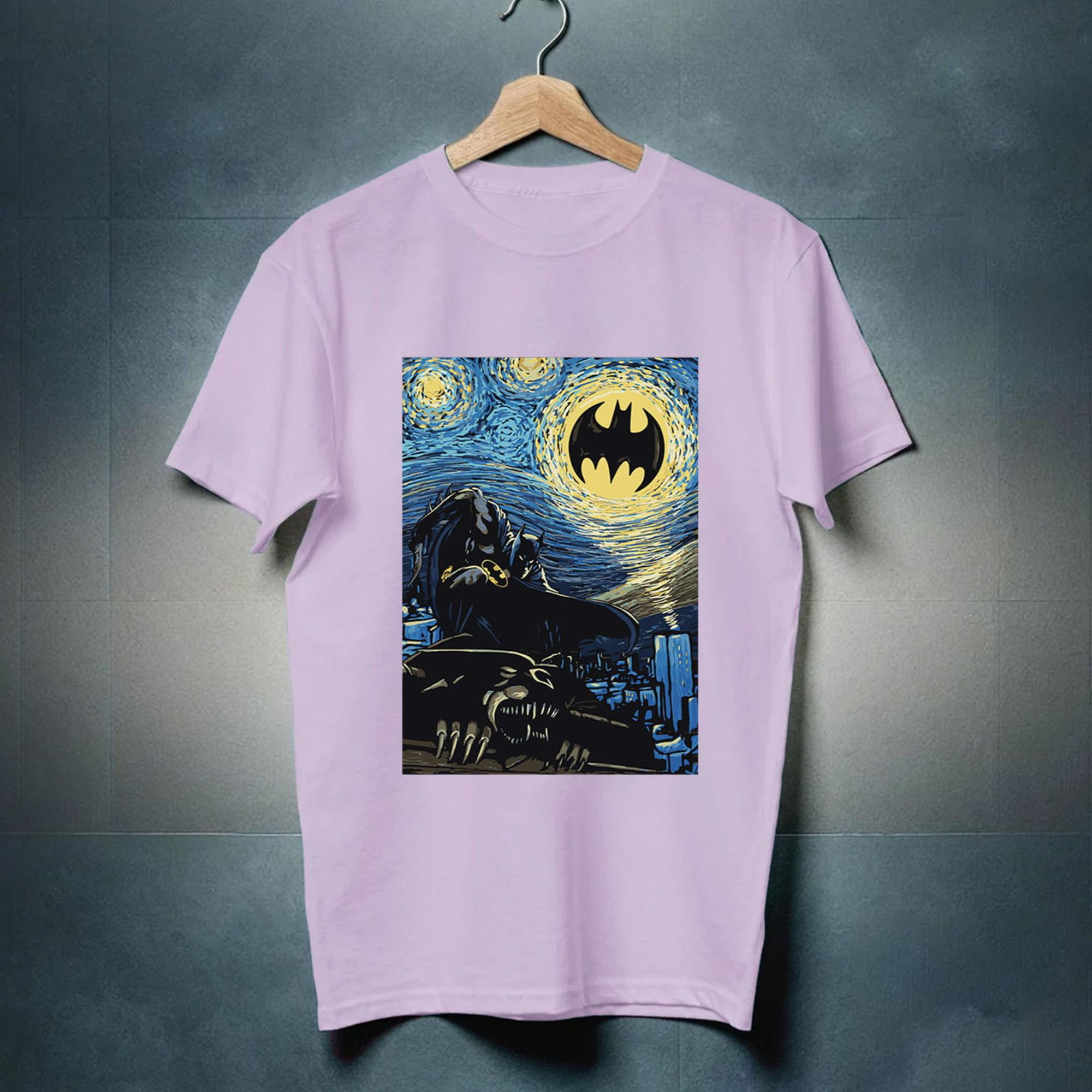 Night Vigilante Signal Style Shirt, Starry Sky Graphic Tee, Extra Soft ...
