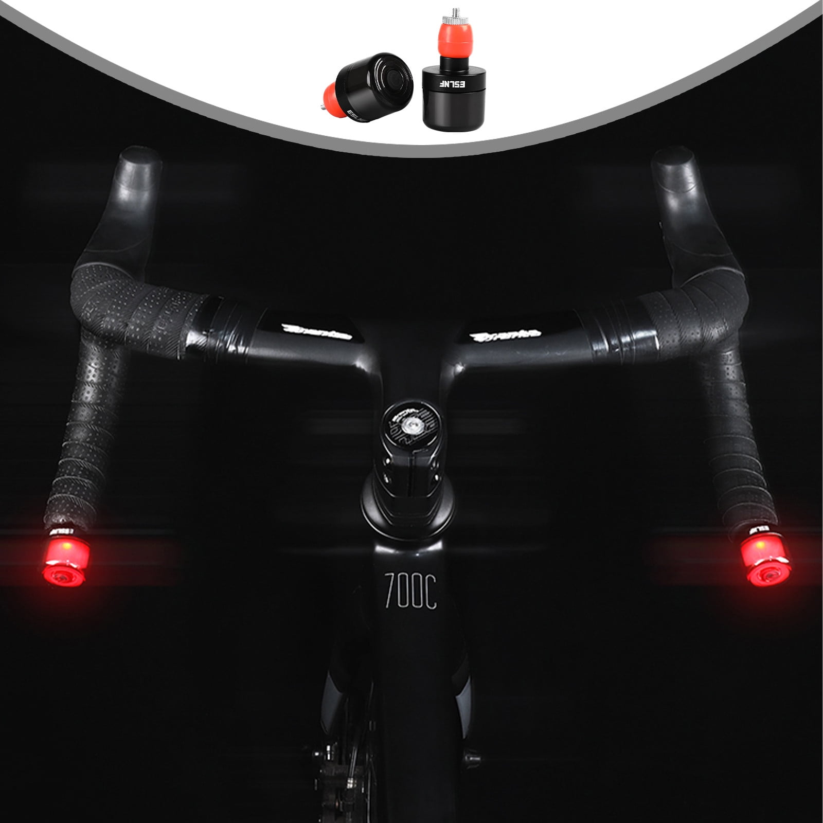 Night-Visibility Indicator Light, Type-C Charging, Dimmable RGB Effects ...