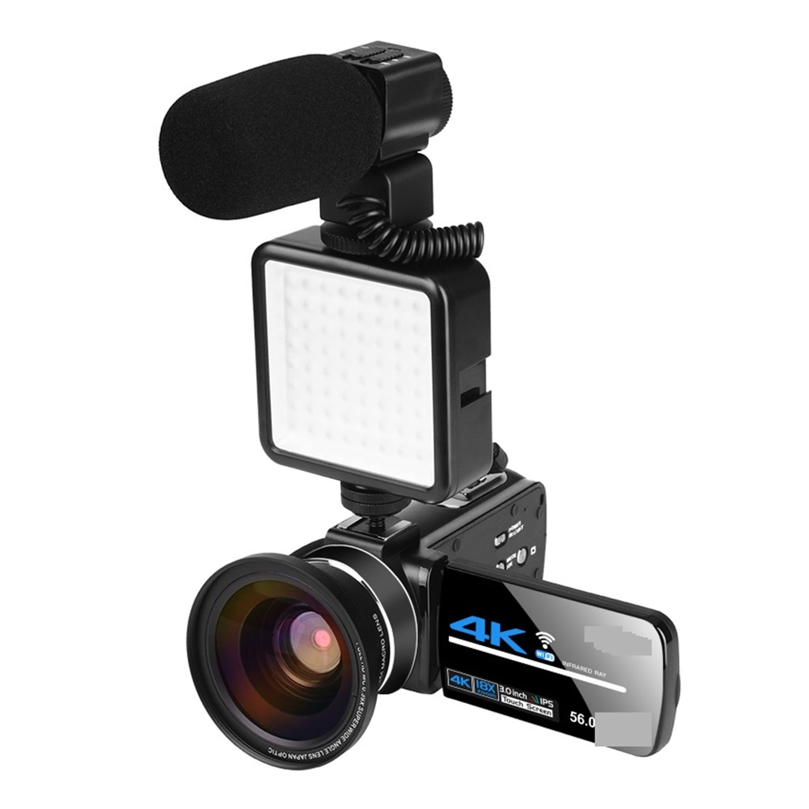 Night Vision 4K Video Camera For Outdoor Shooting Digital Camcorder ...