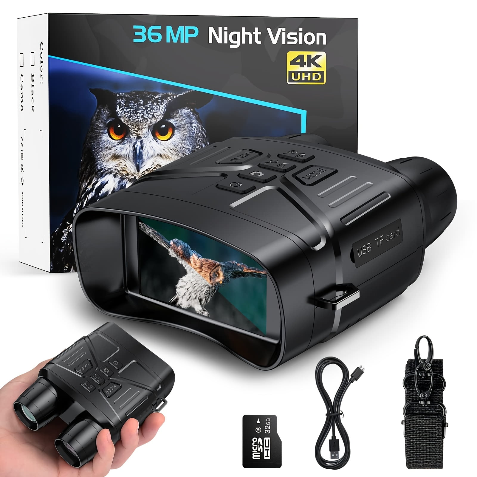 Night Vision Binoculars, Trail Blazer Pro Full Hd Night Vision High ...