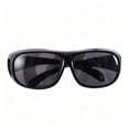 Night Vision Driving Glasses, HD Yellow Lens Wrap Around Anti-Glare ...