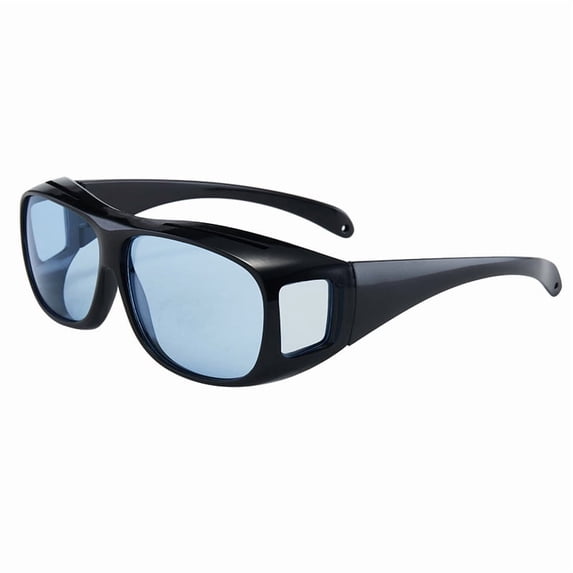 Night Vision Driving Glasses, HD Yellow Lens Wrap Around Anti-Glare ...