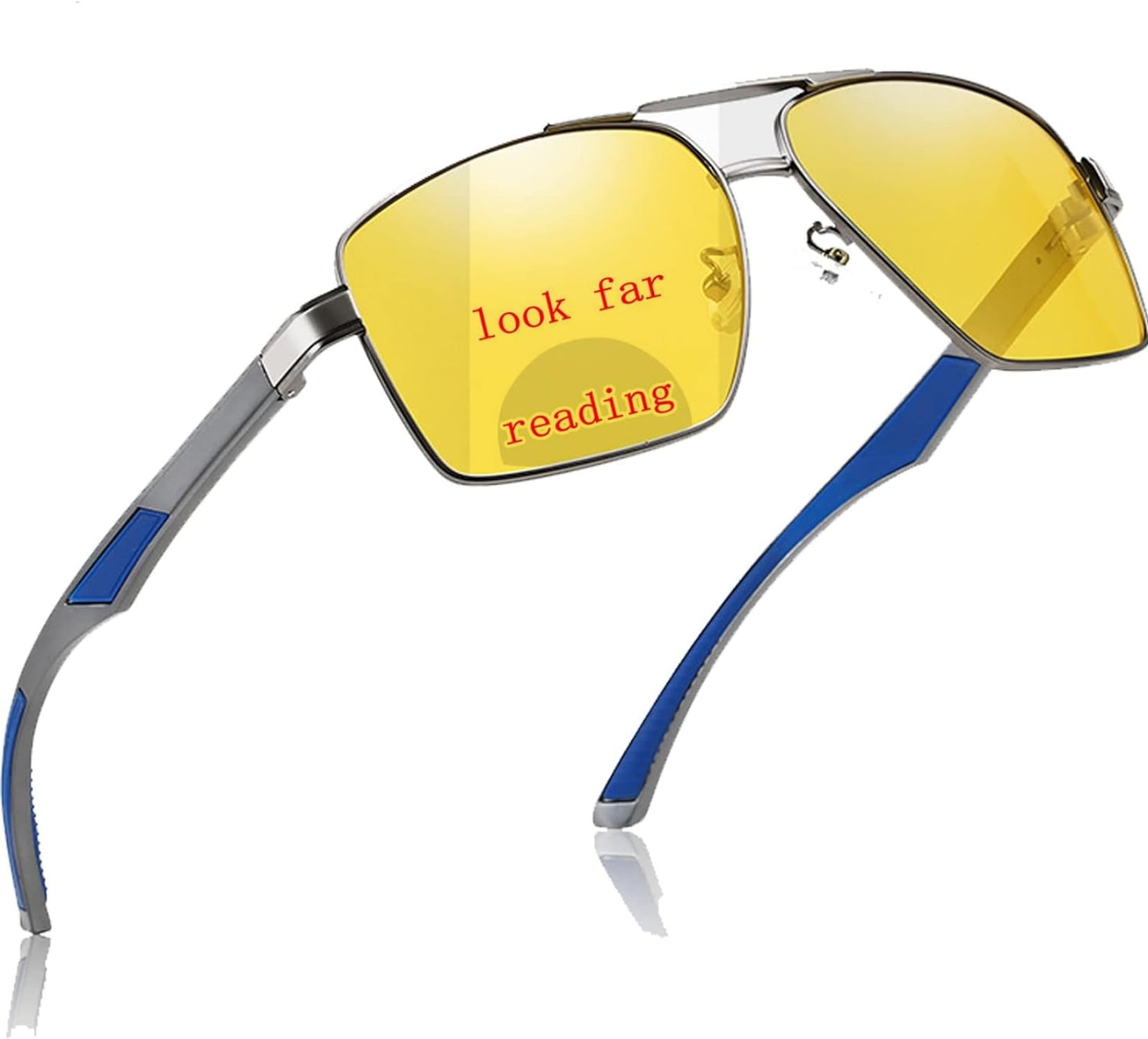 Night Vision Driving Reading Glasses for Men Women, Anti-glare Night ...