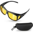 Night Vision Glasses,Night Driving Glasses - for Men women,Anti Glare ...