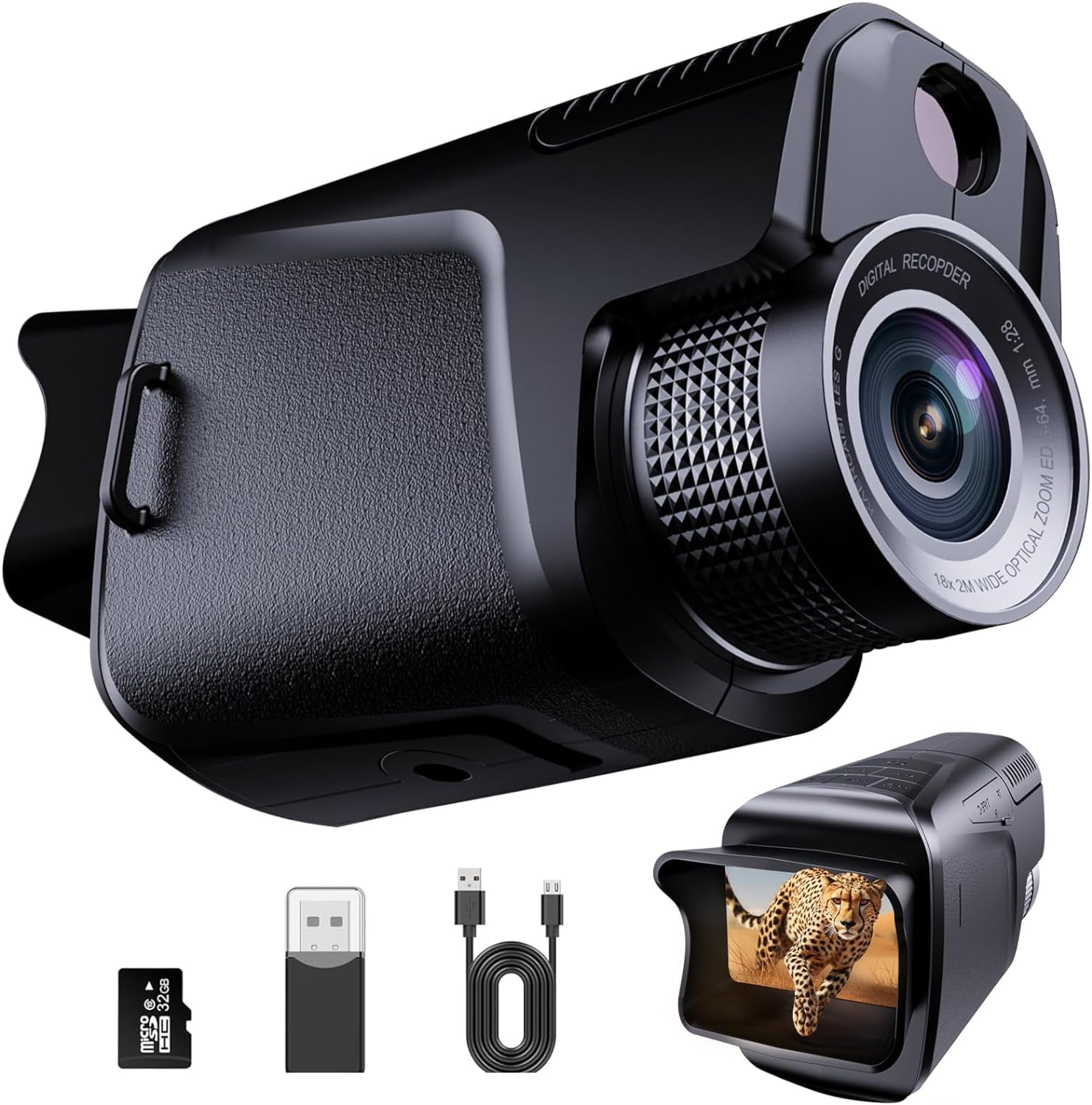 Night Vision Monocular 1080p Infrared Night Vision Goggles 10X Digital ...