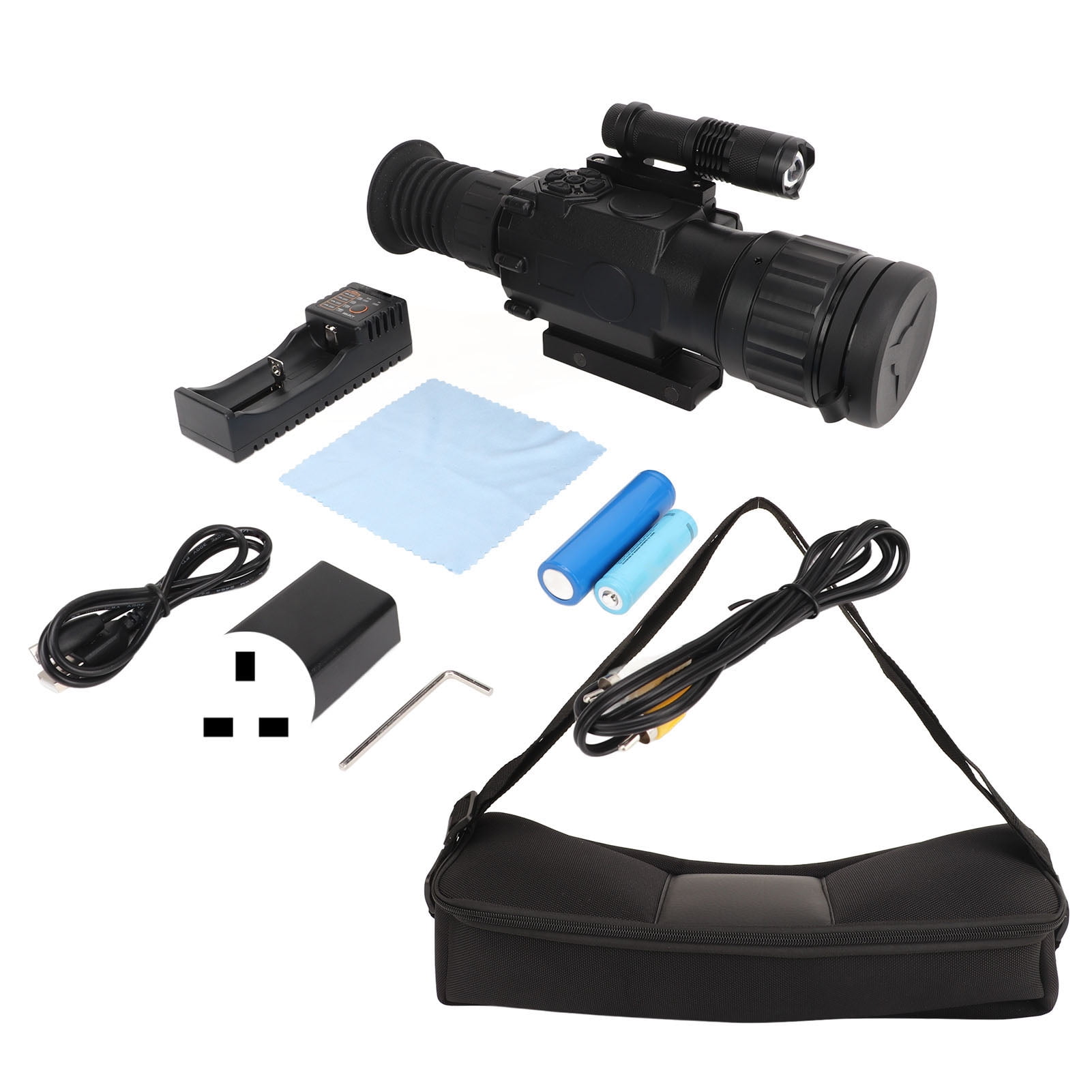 Night Vision Monocular Portable 4X Zoom HD Digital Infrared Monocular ...