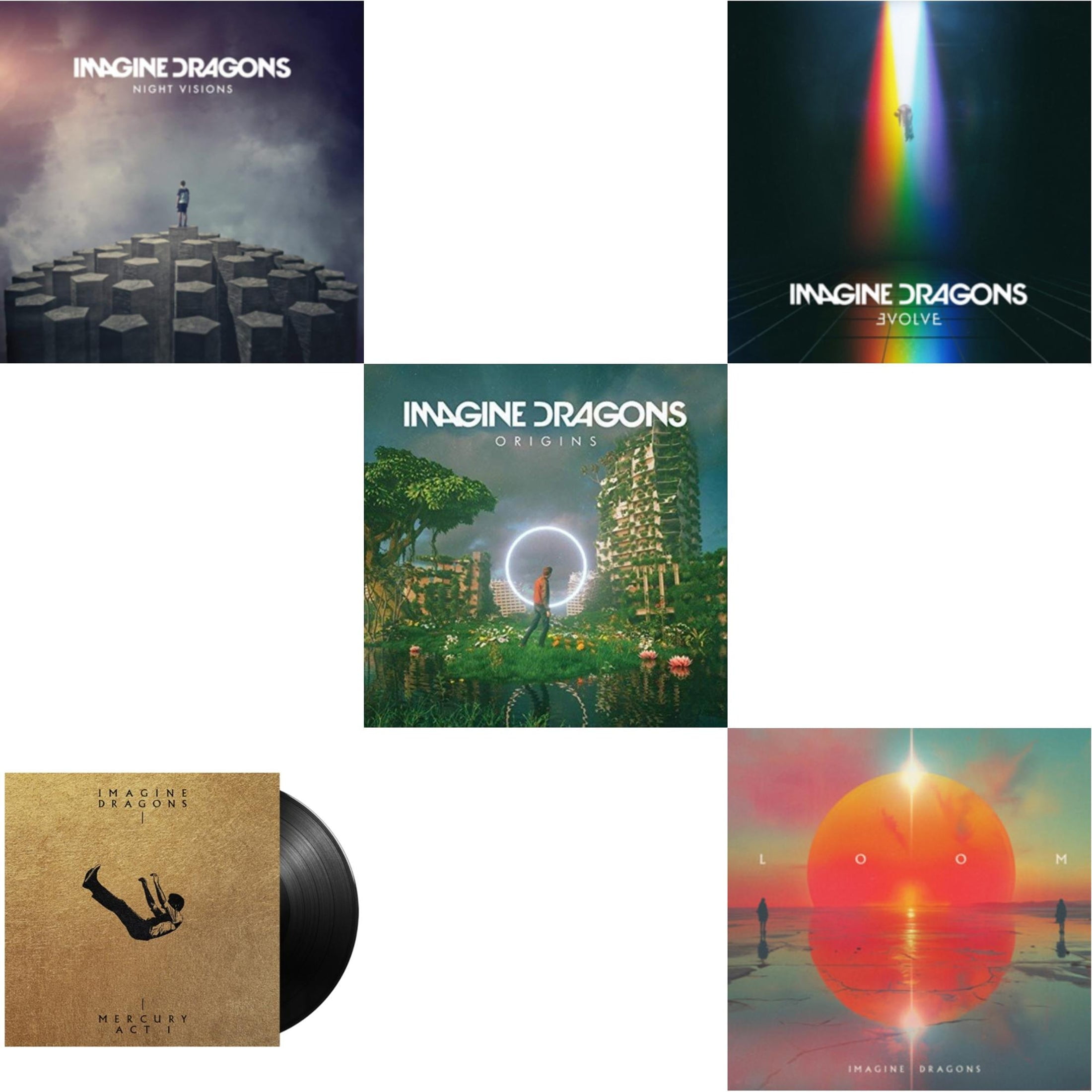 Night Visions & Mercury – Act 1 & Origins (2 LP) & Evolve & Loom ...