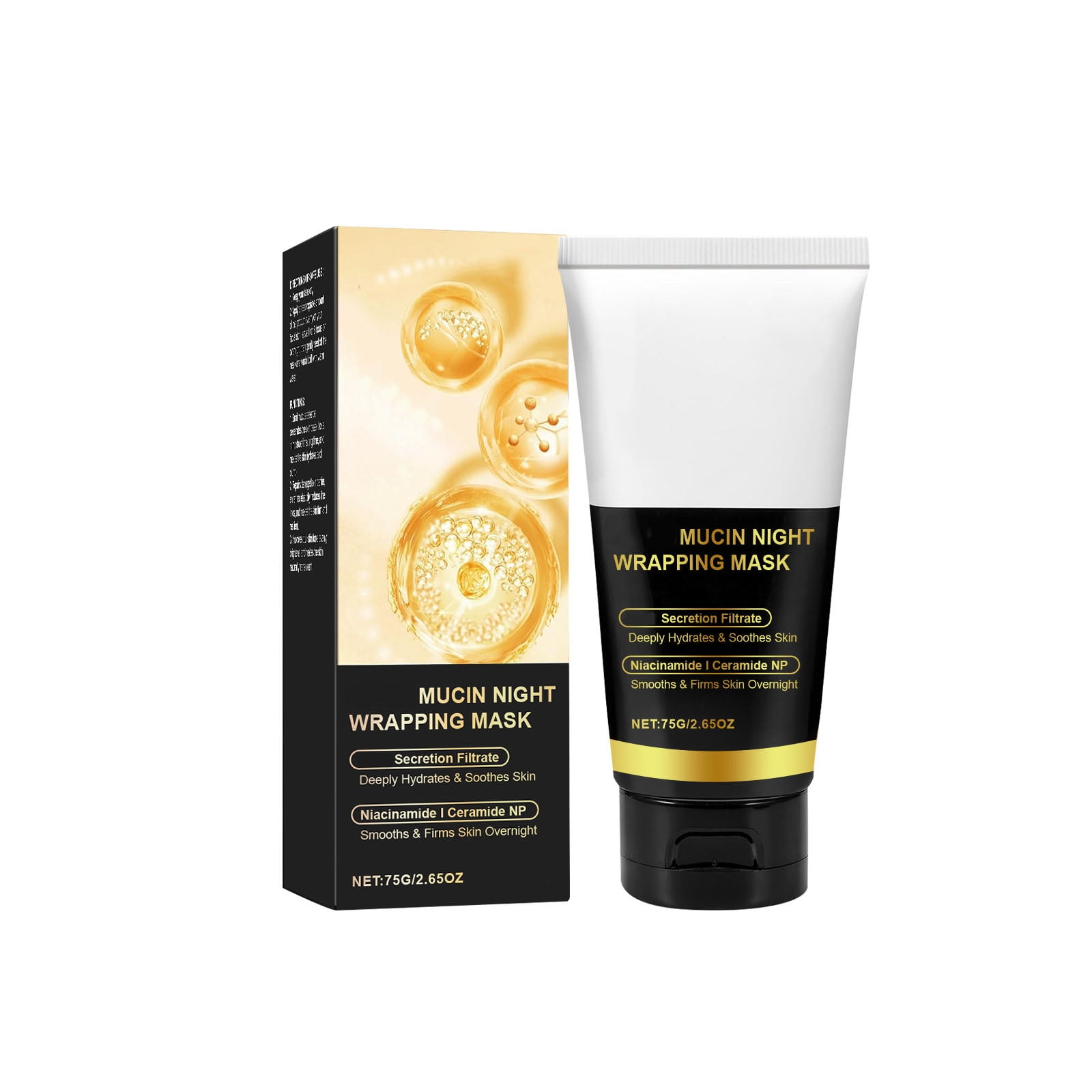 Night Wrapping Mask for Glass Skin, Peel Off Face Mask, Anti-Aging ...