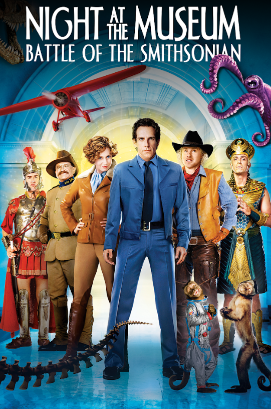 Night at the Museum: Battle of the Smithsonian 2009 Movie Poster 24x36 ...