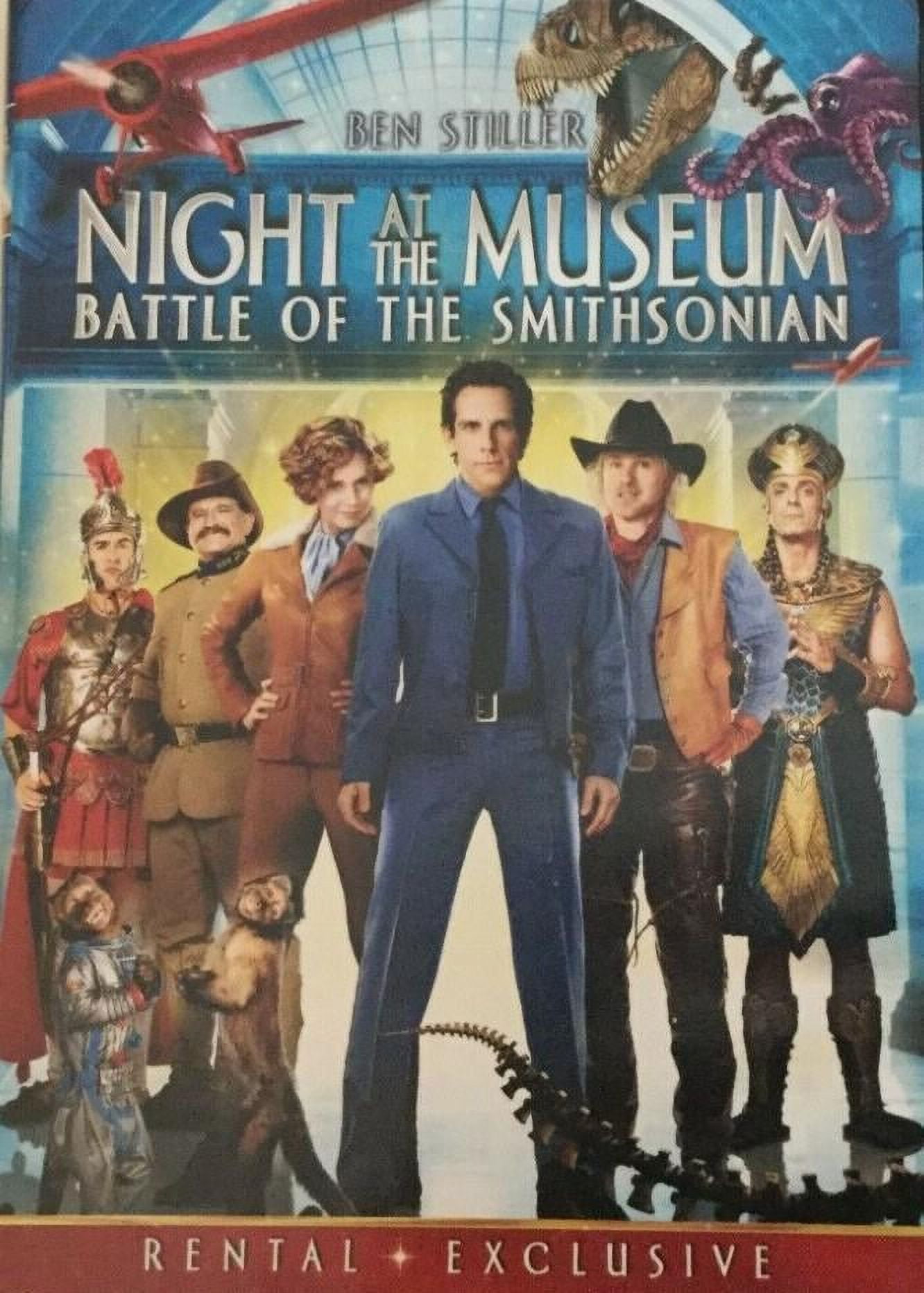 Night at the Museum: Battle of the Smithsonian (DVD, 2009, Rental ...