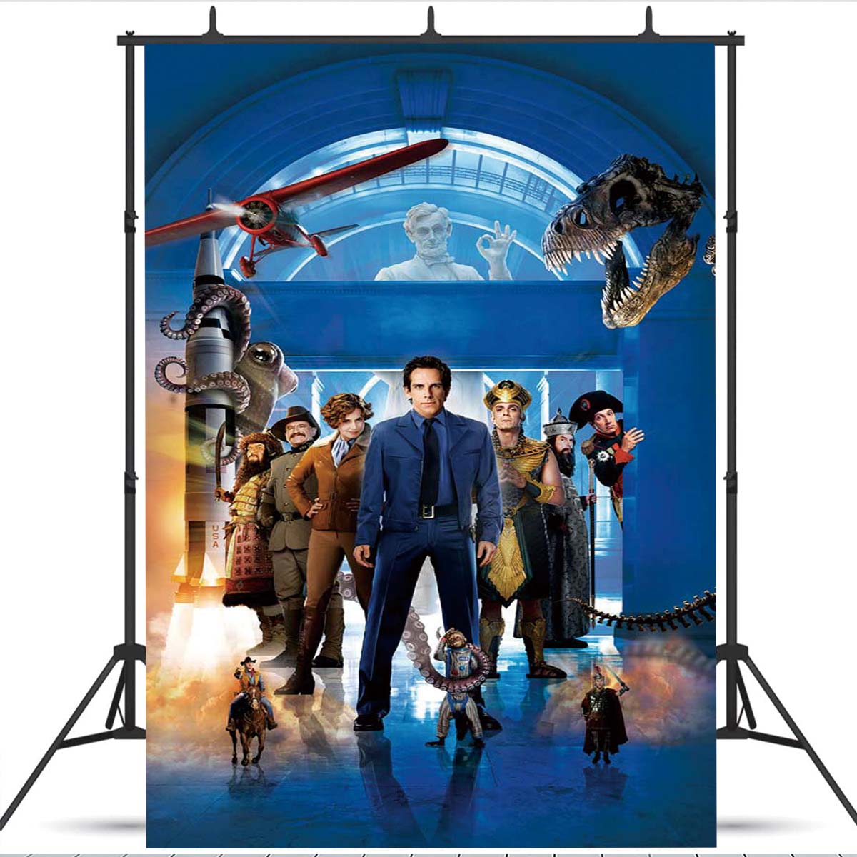 Night at the Museum school Taspestry Poster Banner Backdrop Background ...