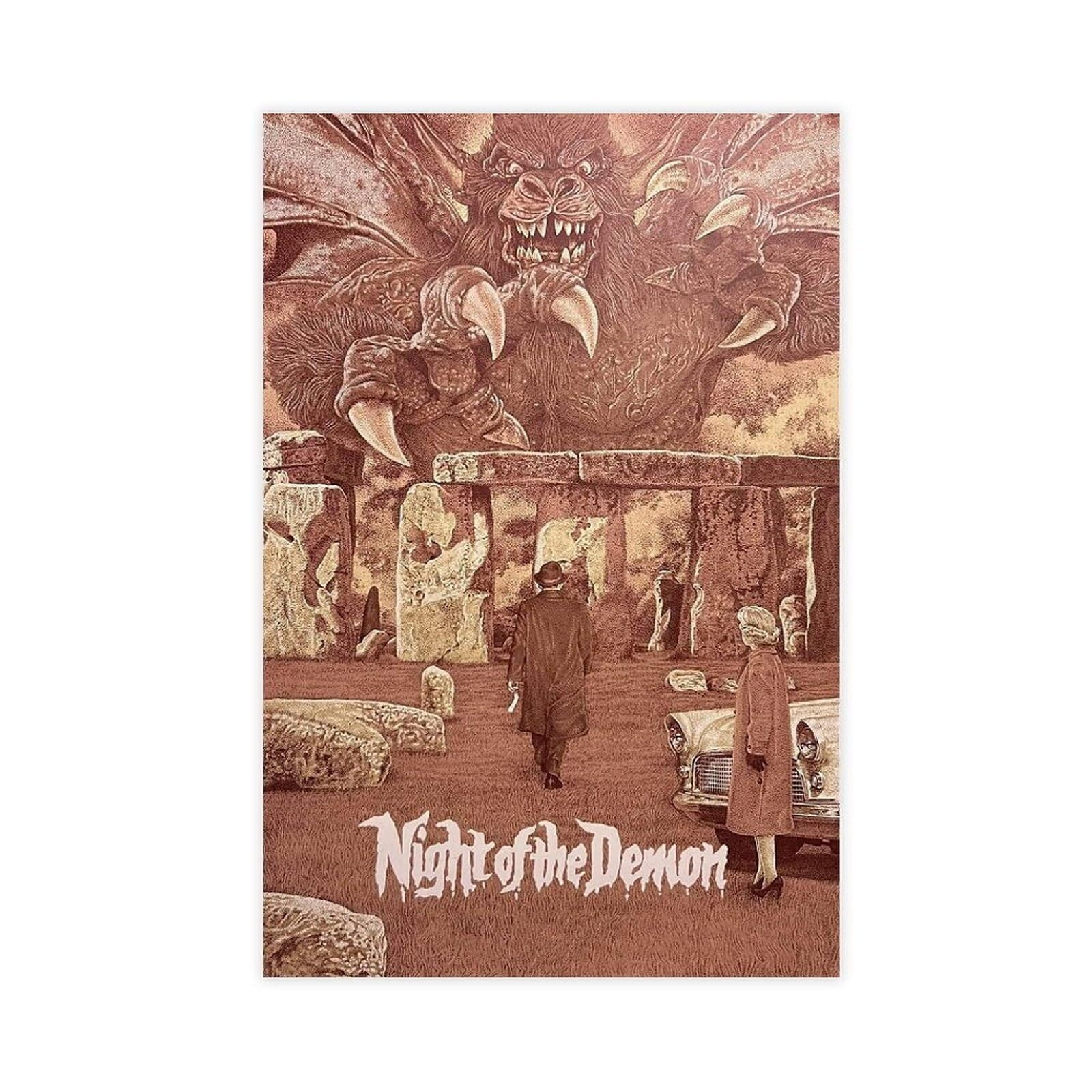 Night of The Demon Movie Poster 7 Canvas Poster Wall Art Decor Print ...