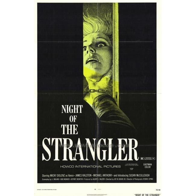 Night of the Strangler Movie Poster - 27 x 40 in. - Walmart.com